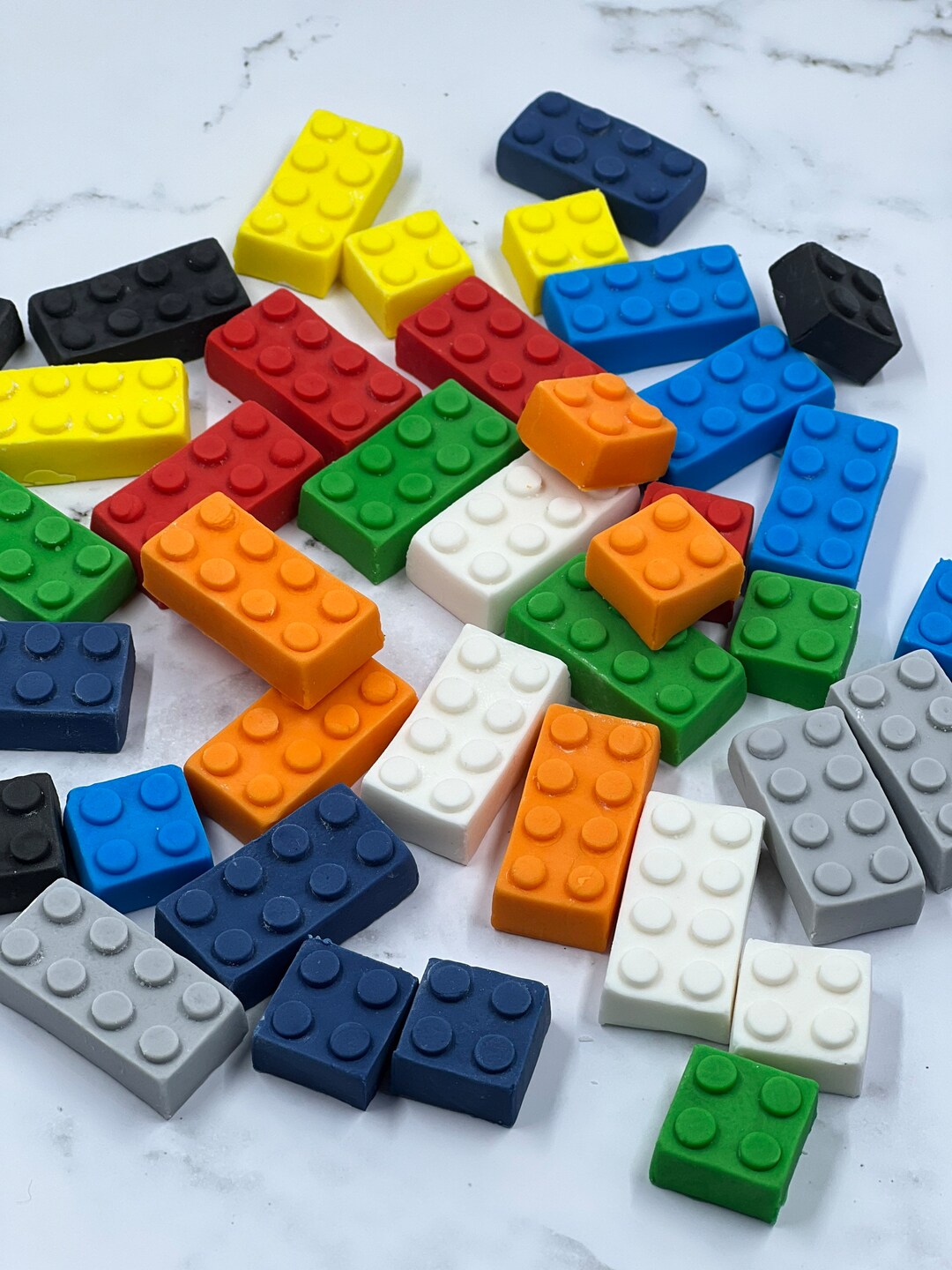 20 Edible Fondant Blocks/bricks for Cake Decorating + BONUS! - Etsy