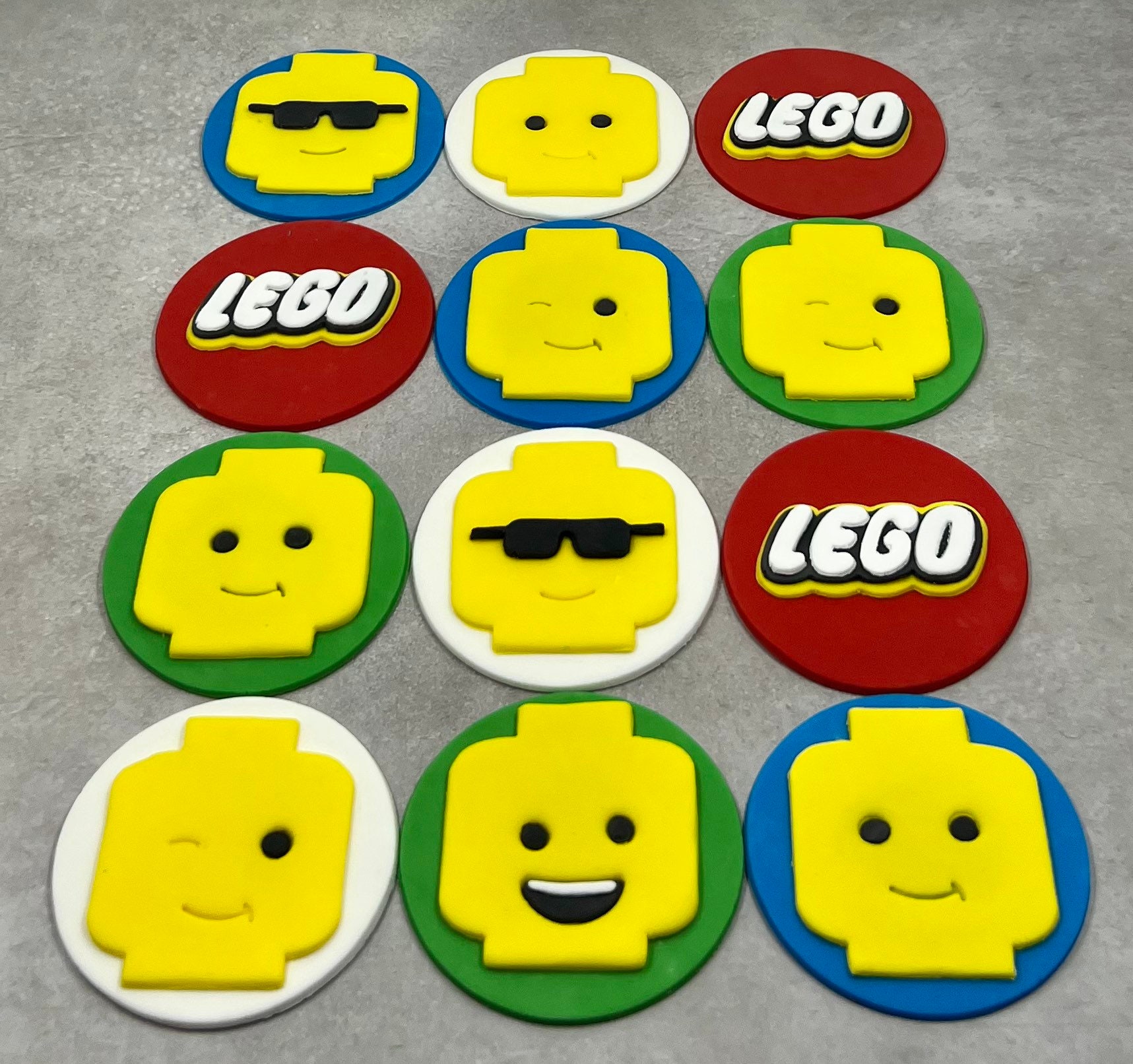 Lego Cupcake Toppers