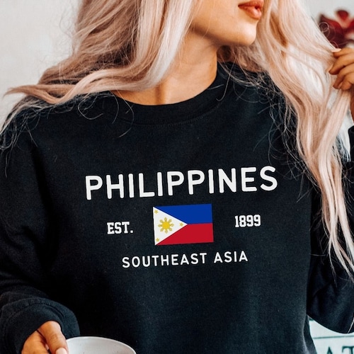 Philippines Sweatshirt Filipino Flag Unisex Soft and - Etsy