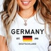 Germany Shirt, Deutschland Tee, German Flag T-shirt - Unisex - Etsy