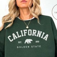 Nor Cal Sweatshirt | Norcal Crewneck Sweatshirt | Northern California ...