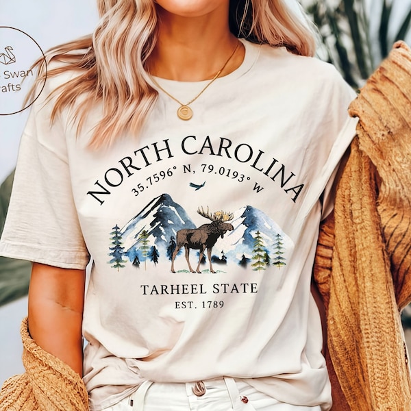 North Carolina Shirt - Etsy