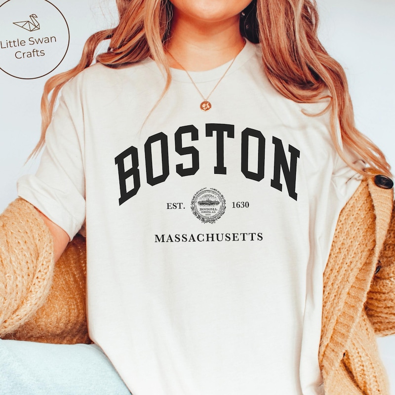 Boston Souvenir T Shirt - Etsy
