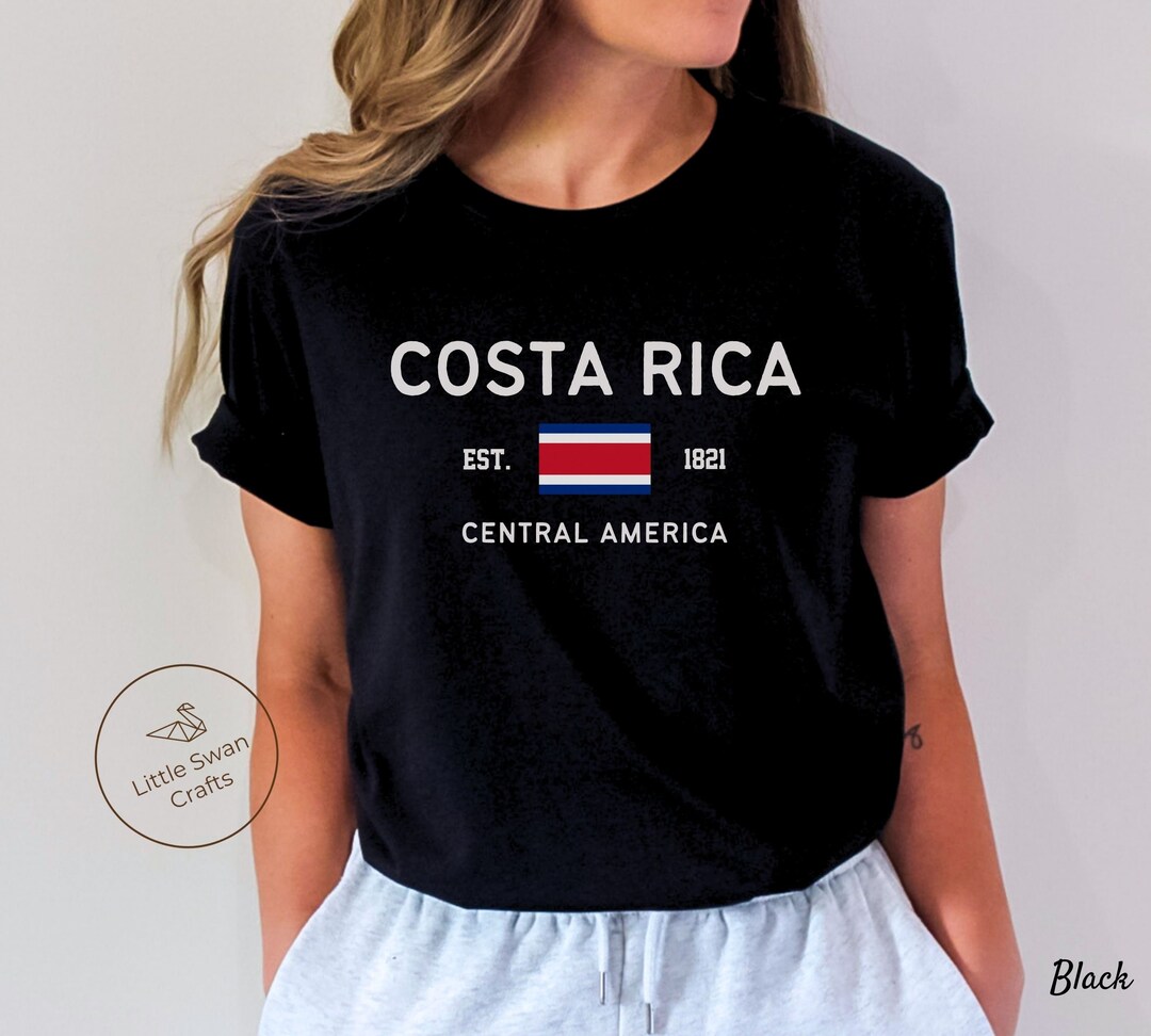Costa Rica Shirt, Costa Rican Flag T-shirt, Unisex - Etsy