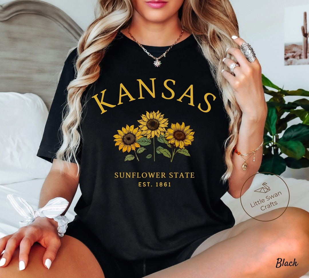 Kansas Shirt, Sunflower State T-shirt - Unisex - Etsy