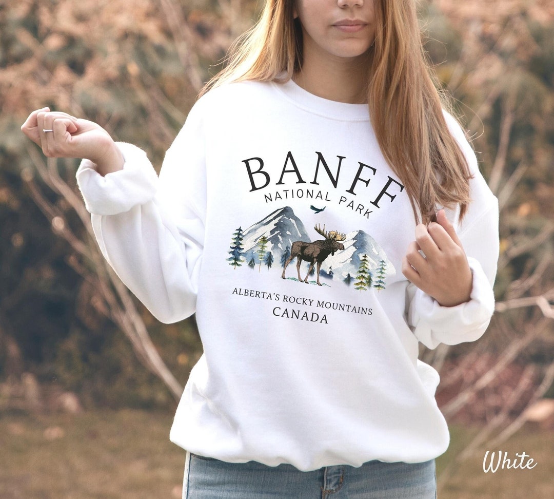 Banff National Park Sweatshirt Canada Gifts Alberta's - Etsy