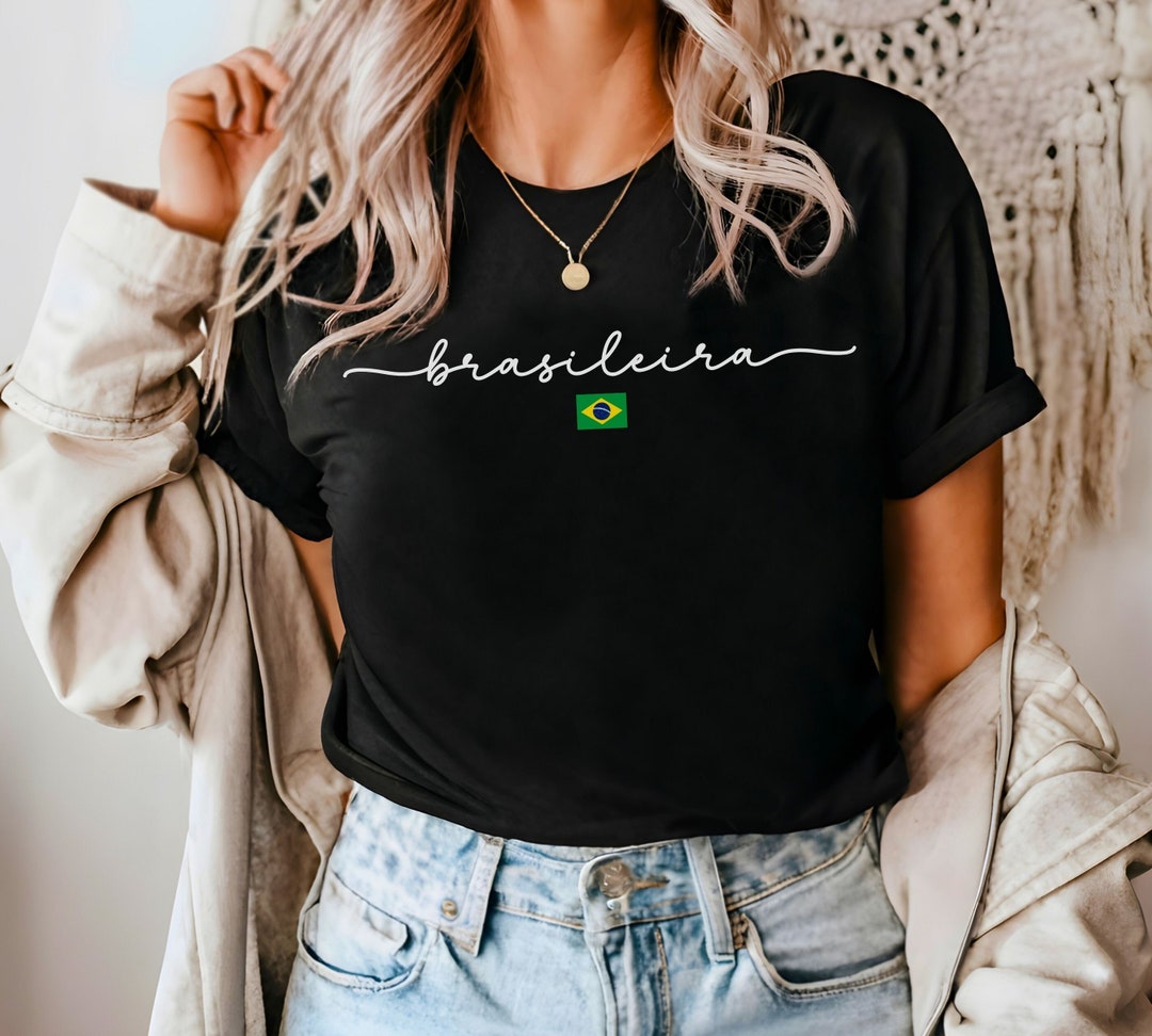 Brazil Shirt, Brasileira Brazilian Flag T-shirt, Unisex - Etsy