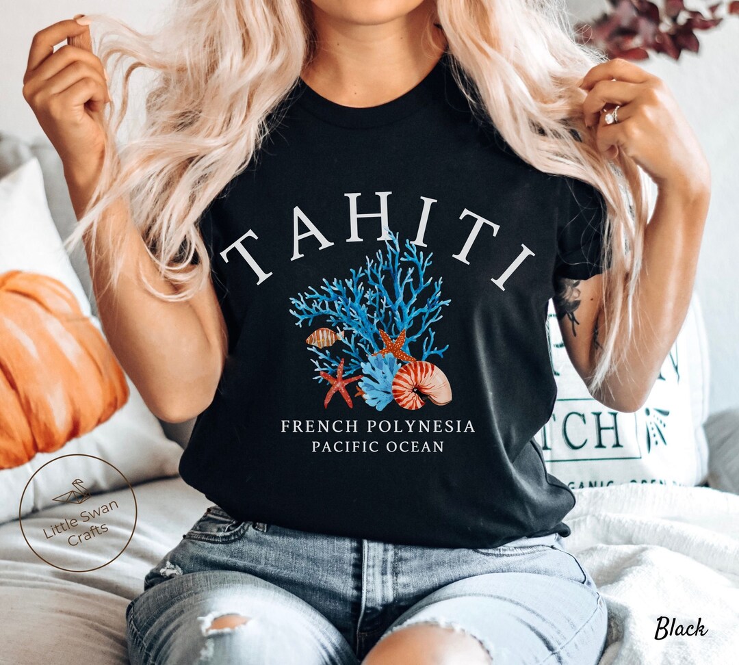 Tahiti Shirt, French Polynesia Coral Reefs T-shirt, Unisex - Etsy