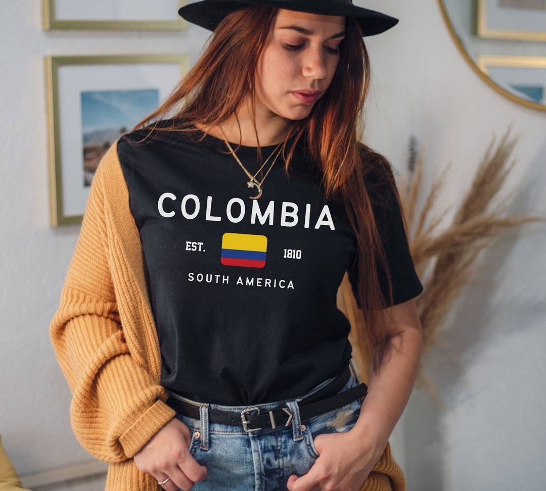 Colombia Shirt, Colombian Flag T-shirt, Unisex - Etsy