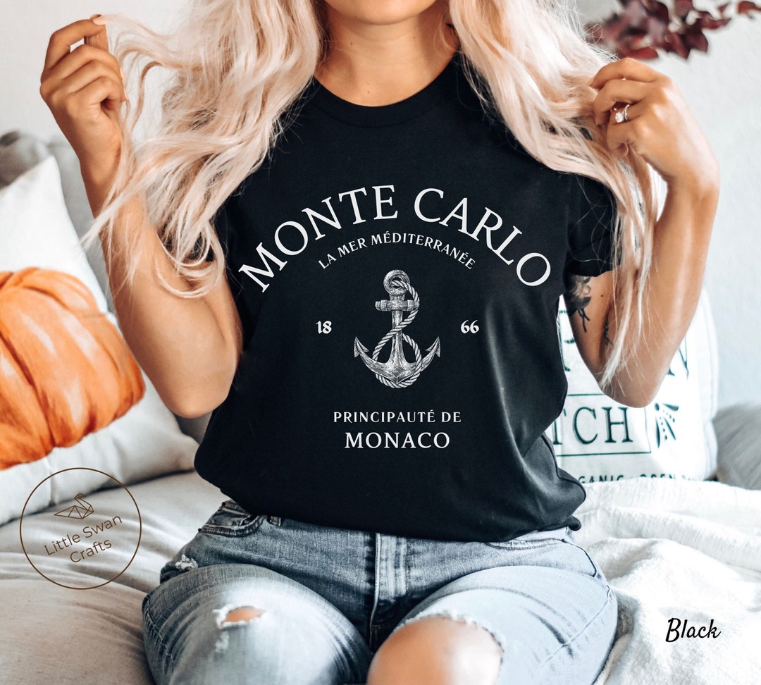 Monte Carlo Shirt, Monaco Sailing Tee, French Riviera T-shirt, Unisex ...