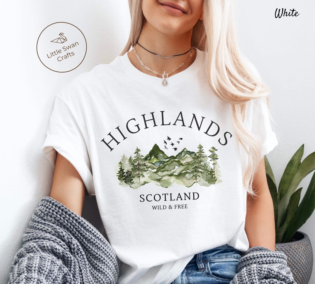 Scottish Highlands Shirt, Scotland T-shirt, Unisex - Etsy