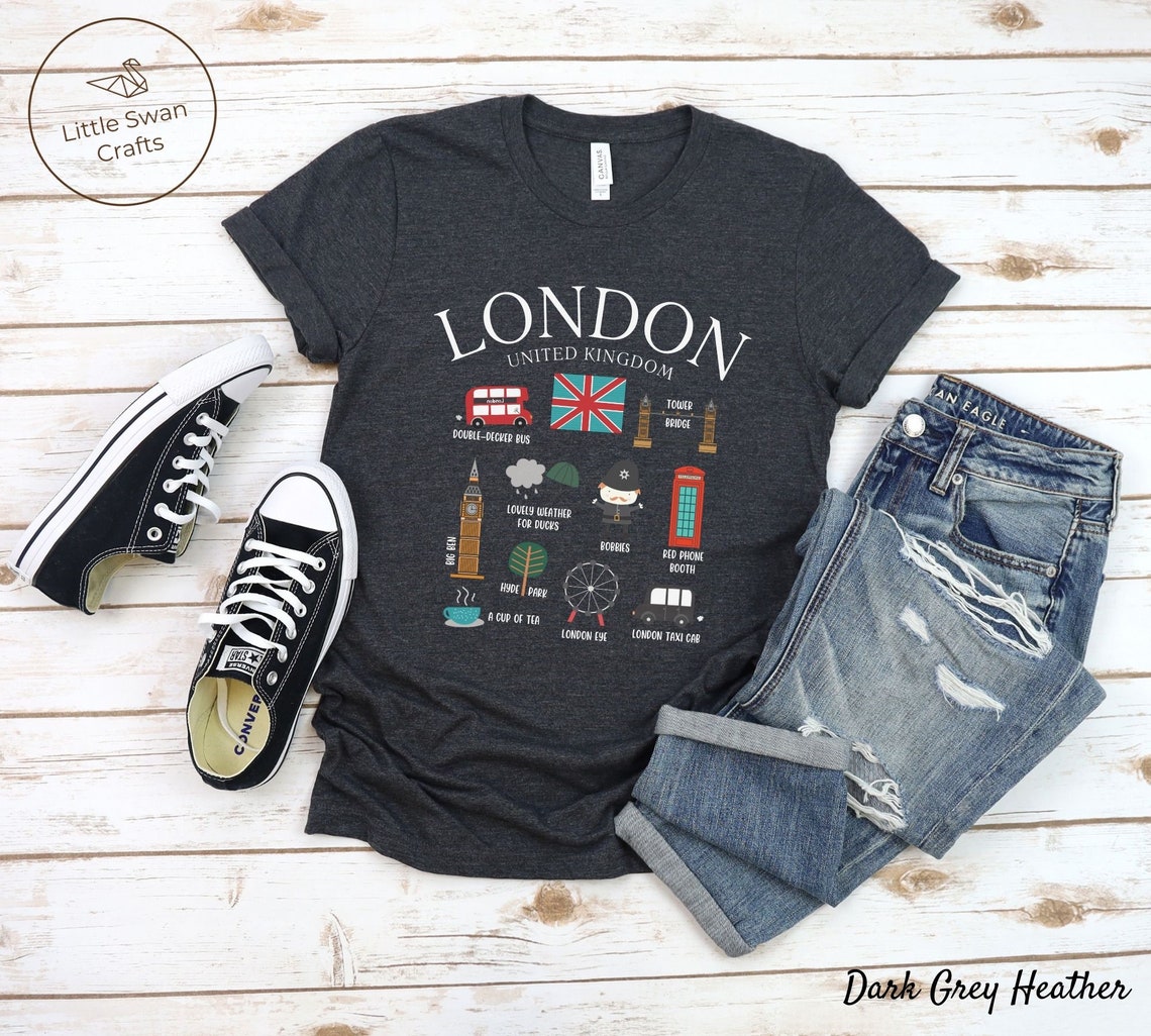 London Shirt, England Landmarks T-shirt, Unisex - Etsy UK