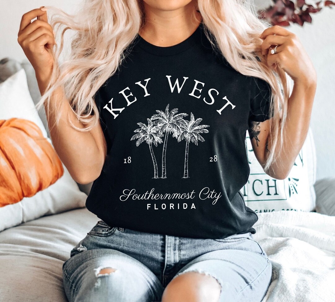 Key West Shirt, Florida Keys Southernmost City T-shirt - Etsy
