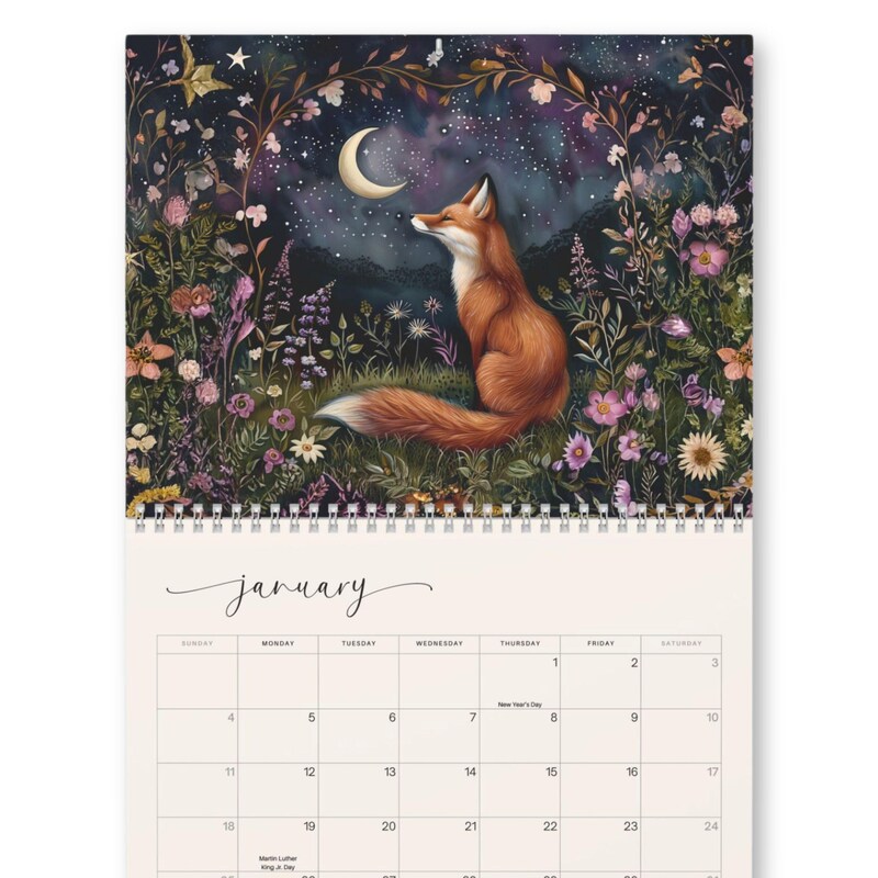 Witchy Forest Calendar - Etsy