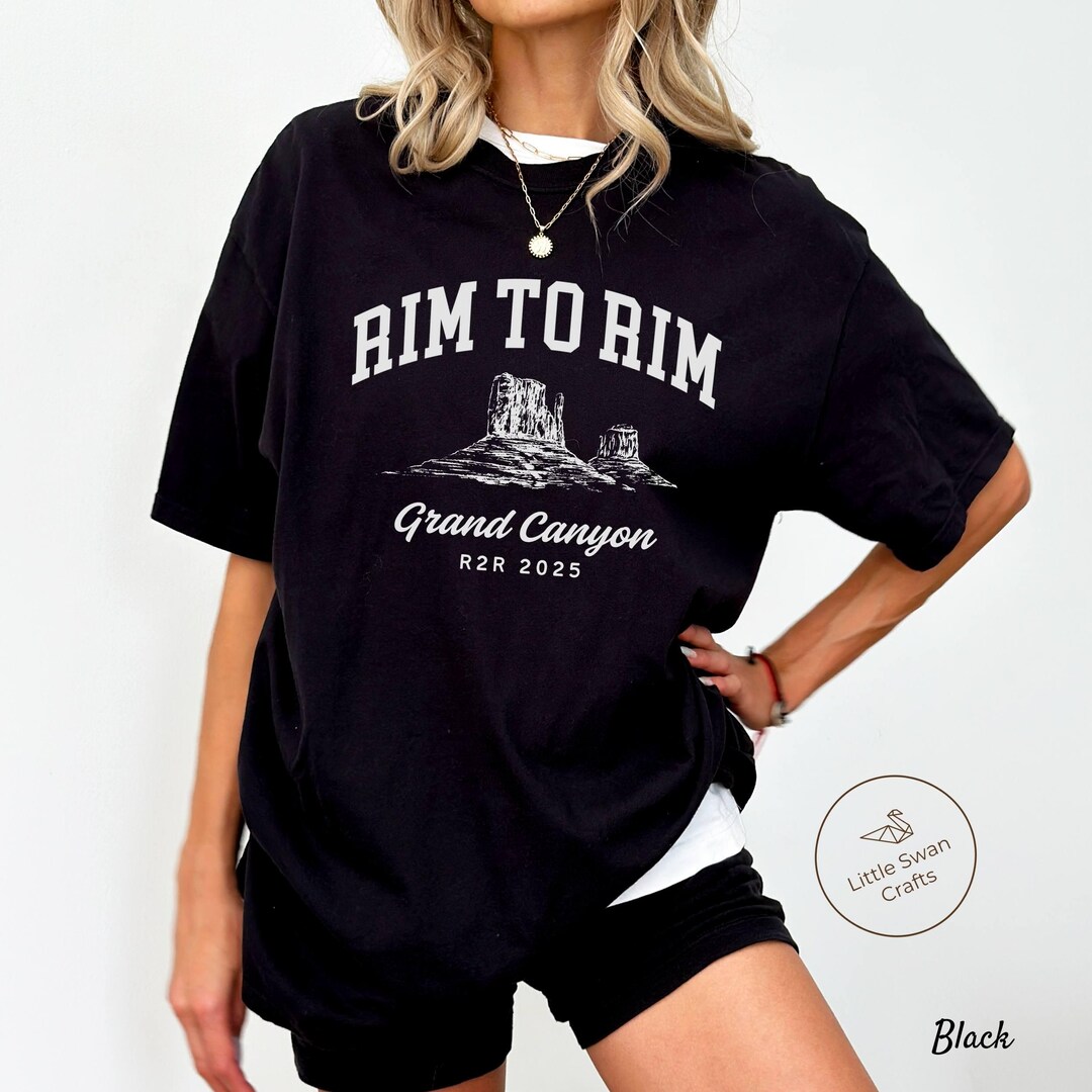 Rim to Rim Shirt, Grand Canyon R2R Hiking T-shirt, Unisex - Etsy