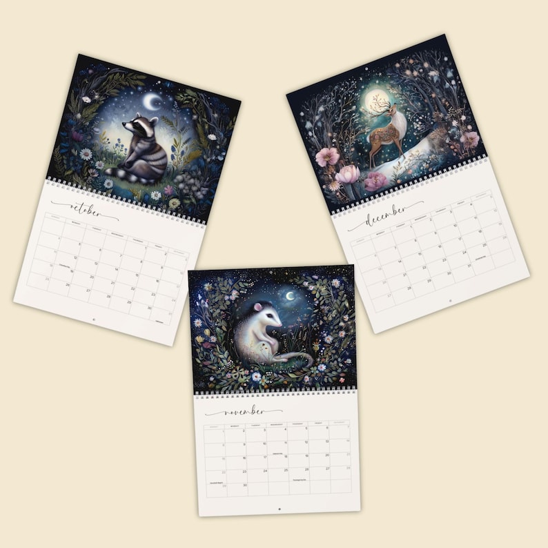 2026 Mystical Forest Wall Calendar - Etsy
