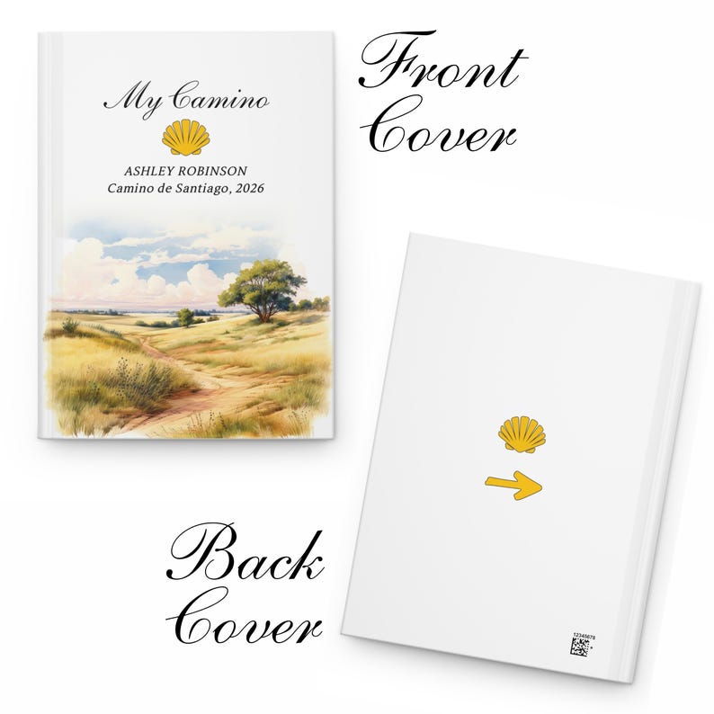 Camino De Santiago Journal, Custom Name My Camino Trekking Notebook ...