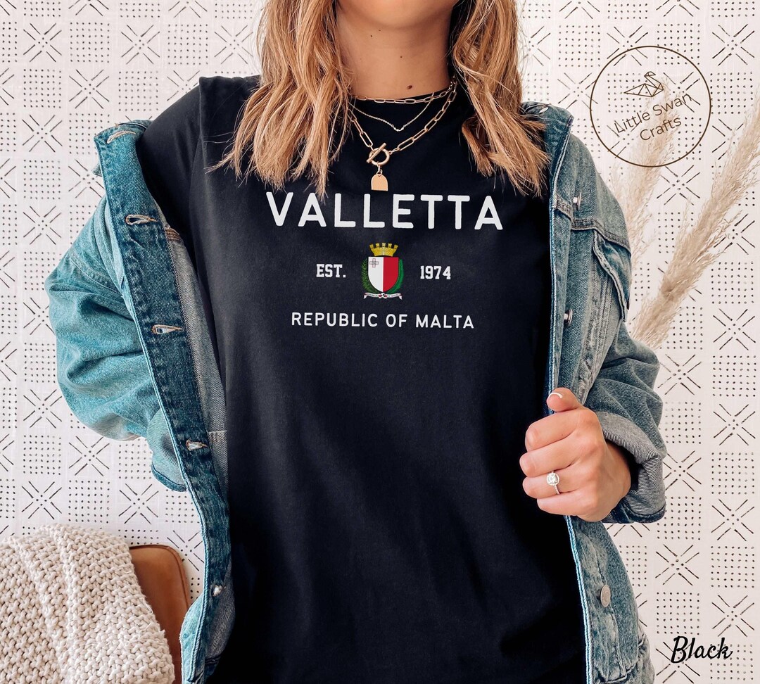 Valletta Shirt, Malta Flag Unisex T-shirt - Etsy Australia