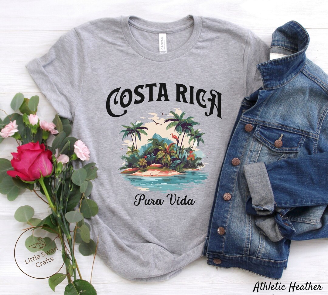 Costa Rica Shirt, Pura Vida T-shirt, Unisex - Etsy