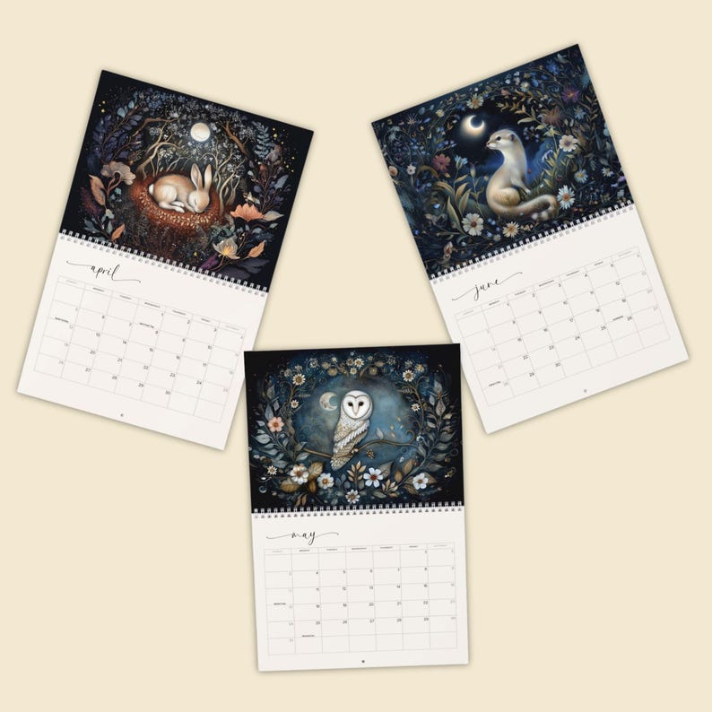 2026 Mystical Forest Wall Calendar - Etsy