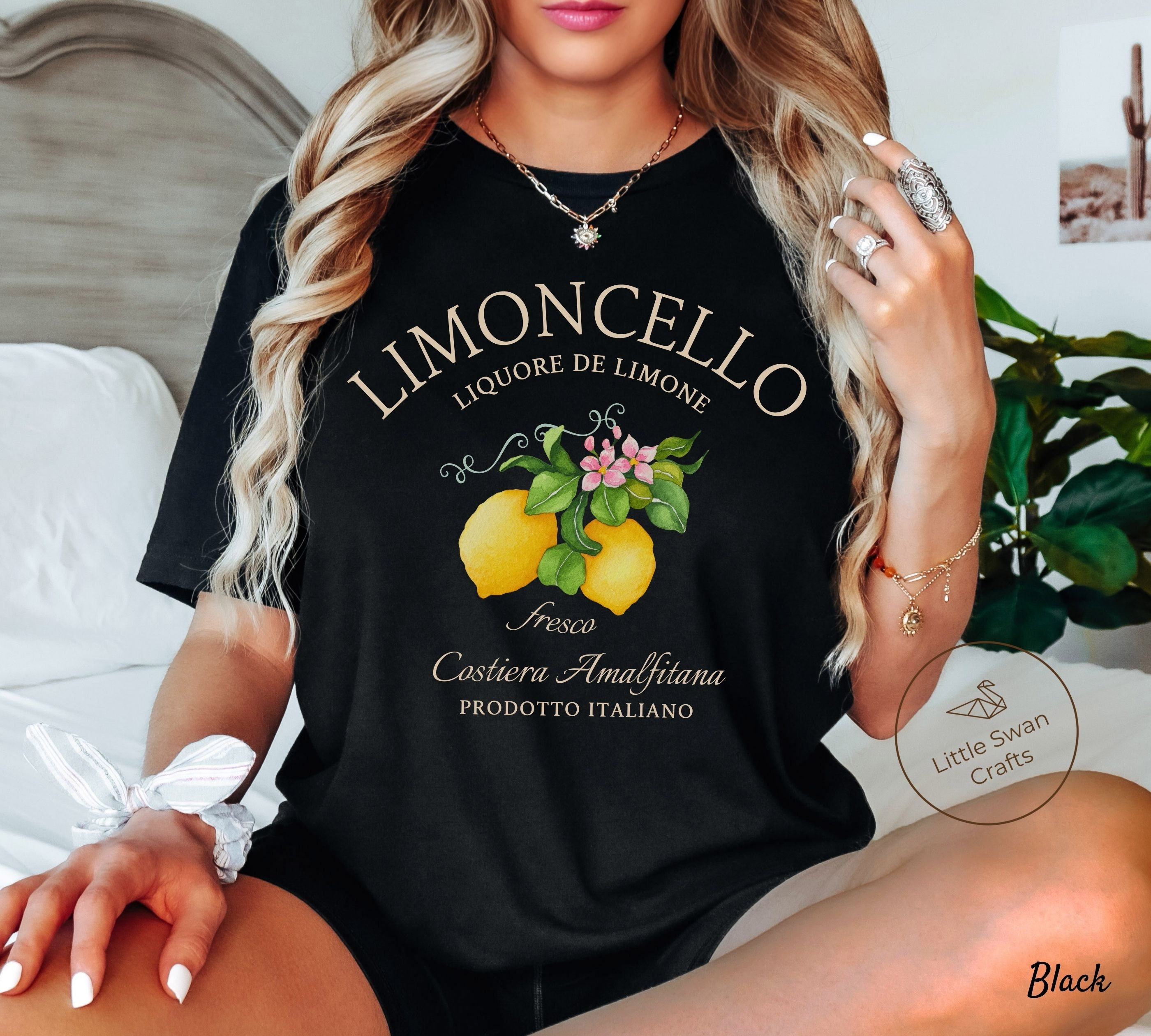 Limoncello Shirt, Amalfi Coast Italy Lemons T-shirt - Etsy