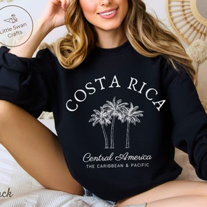 Costa Rica Sweatshirt, Soft and Comfortable Crewneck Pullover, Unisex ...
