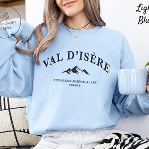 Chamonix Sweatshirt, French Alps, France Ski Mountain Crewneck Pullover ...