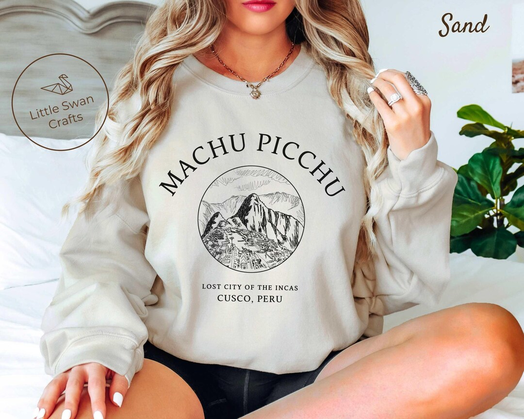 Machu Picchu Sweatshirt, Peru Crewneck Pullover, Unisex - Etsy
