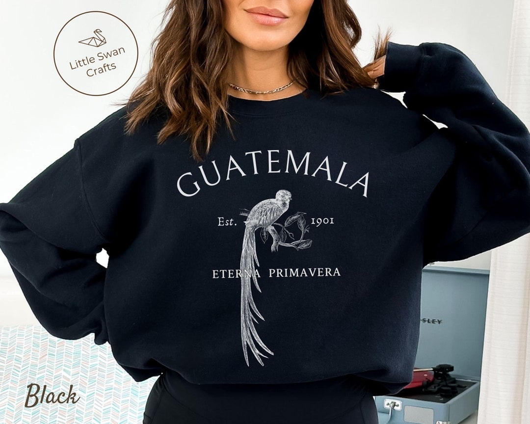 Guatemala Sweatshirt, Guatemalan Bird Crewneck Pullover, Unisex - Etsy