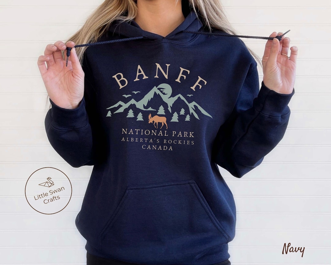 Banff National Park Hoodie, Canada Hooded Sweatshirt Unisex - Etsy