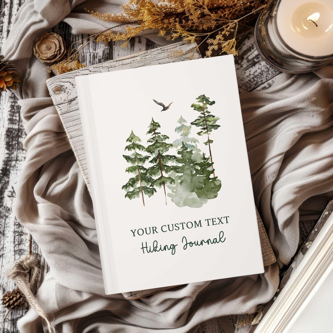 Custom Hiking Journal, Trekking Notebook, Personalized Trail Logbook ...