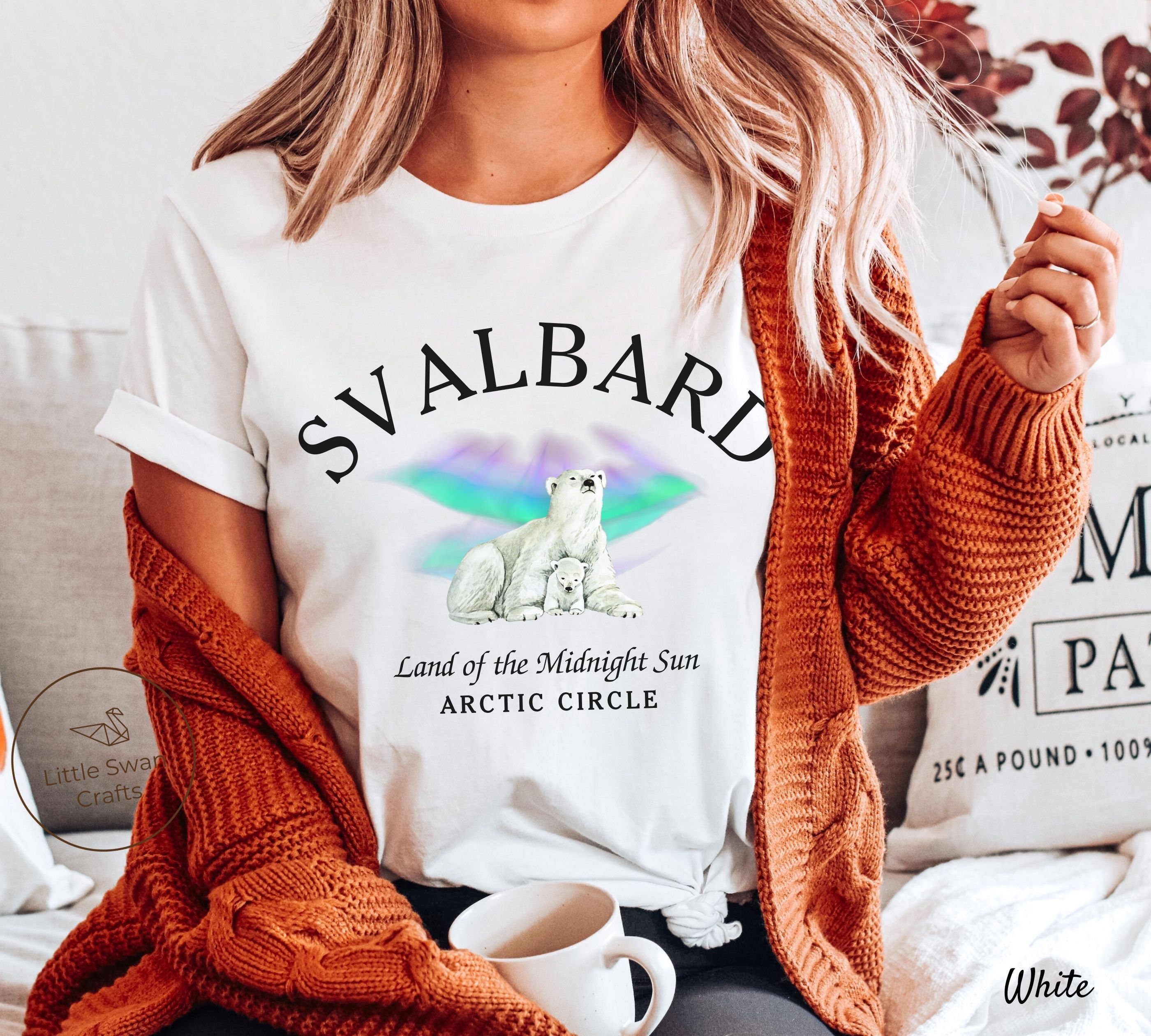 Svalbard Shirt, Norway Northern Lights T-shirt, Unisex - Etsy