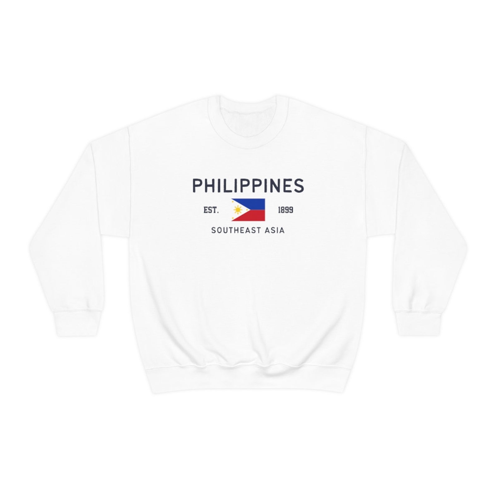 Philippines Sweatshirt Filipino Flag Unisex Soft and - Etsy