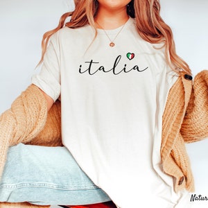 Italy Shirt, Italian Flag Tee, Italia Clothes, Soft and Comfortable T ...
