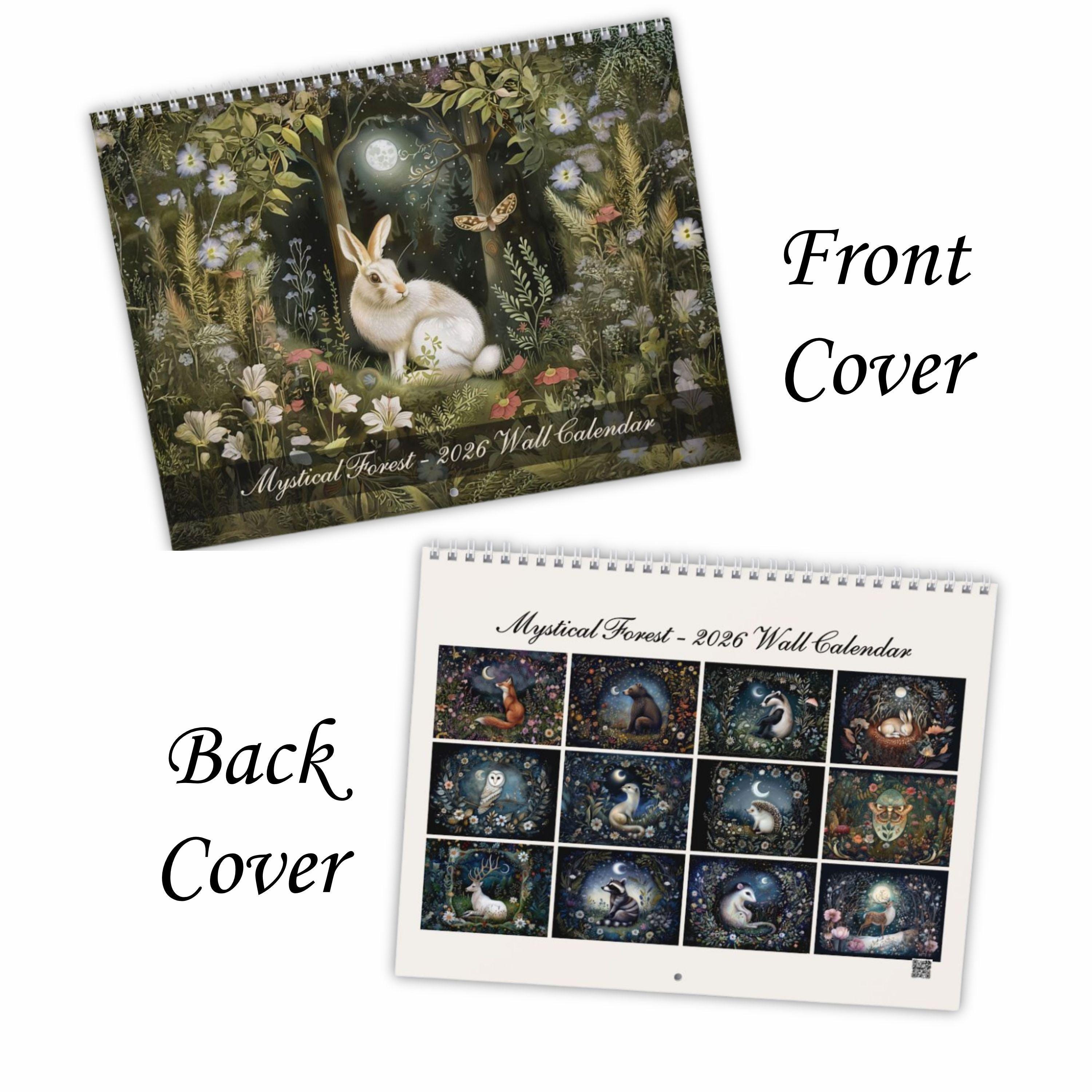 2026 Mystical Forest Wall Calendar - Etsy