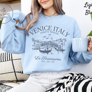 Venice Italy Sweatshirt, Unisex Soft and Comfortable Crewneck Pullover ...