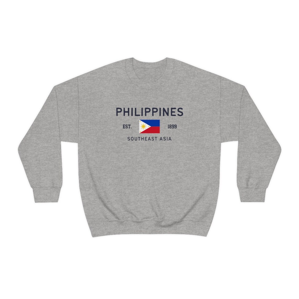 Philippines Sweatshirt Filipino Flag Unisex Soft and - Etsy