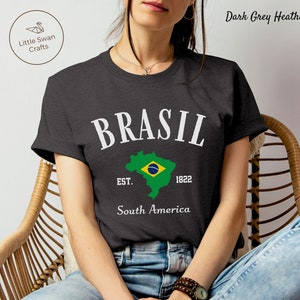 Brazil Shirt, Brazilian Flag T-shirt, Unisex - Etsy