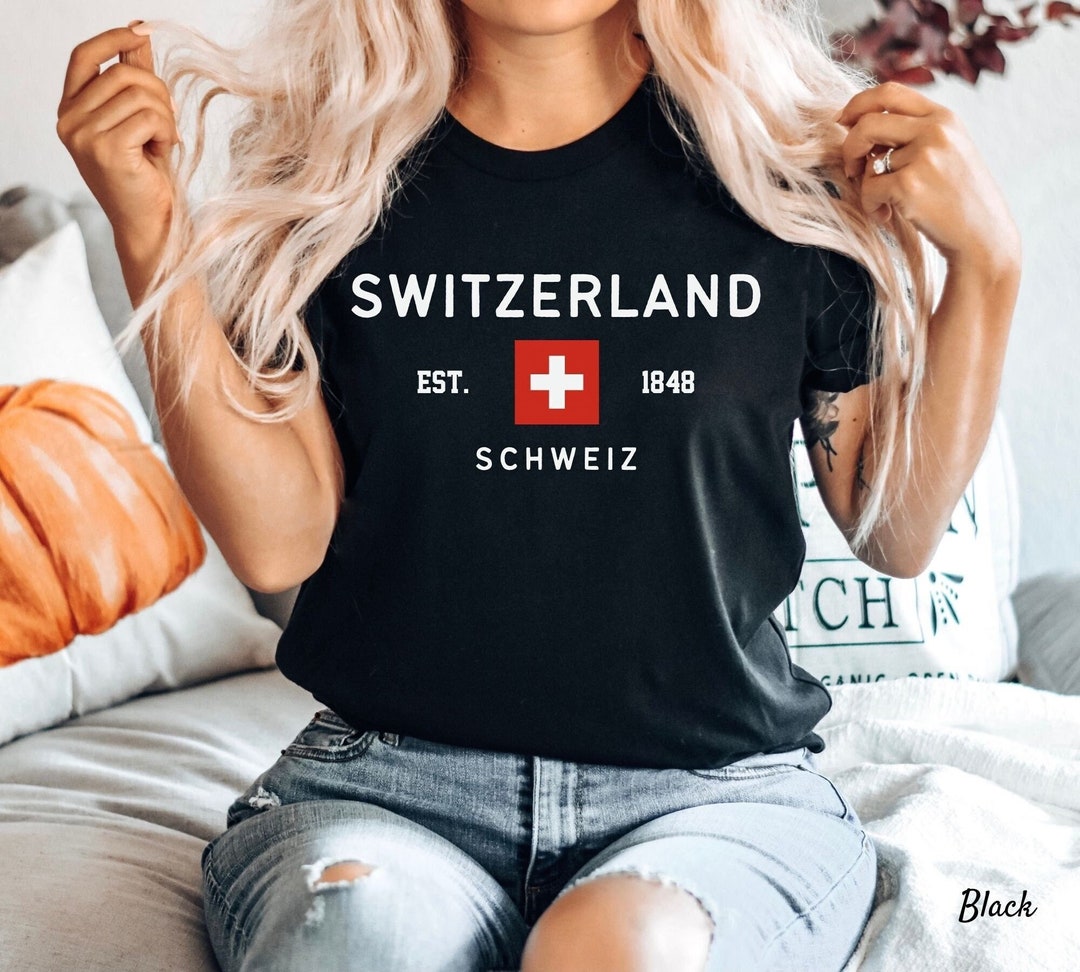 Switzerland Shirt, Swiss Flag T-shirt, Unisex - Etsy