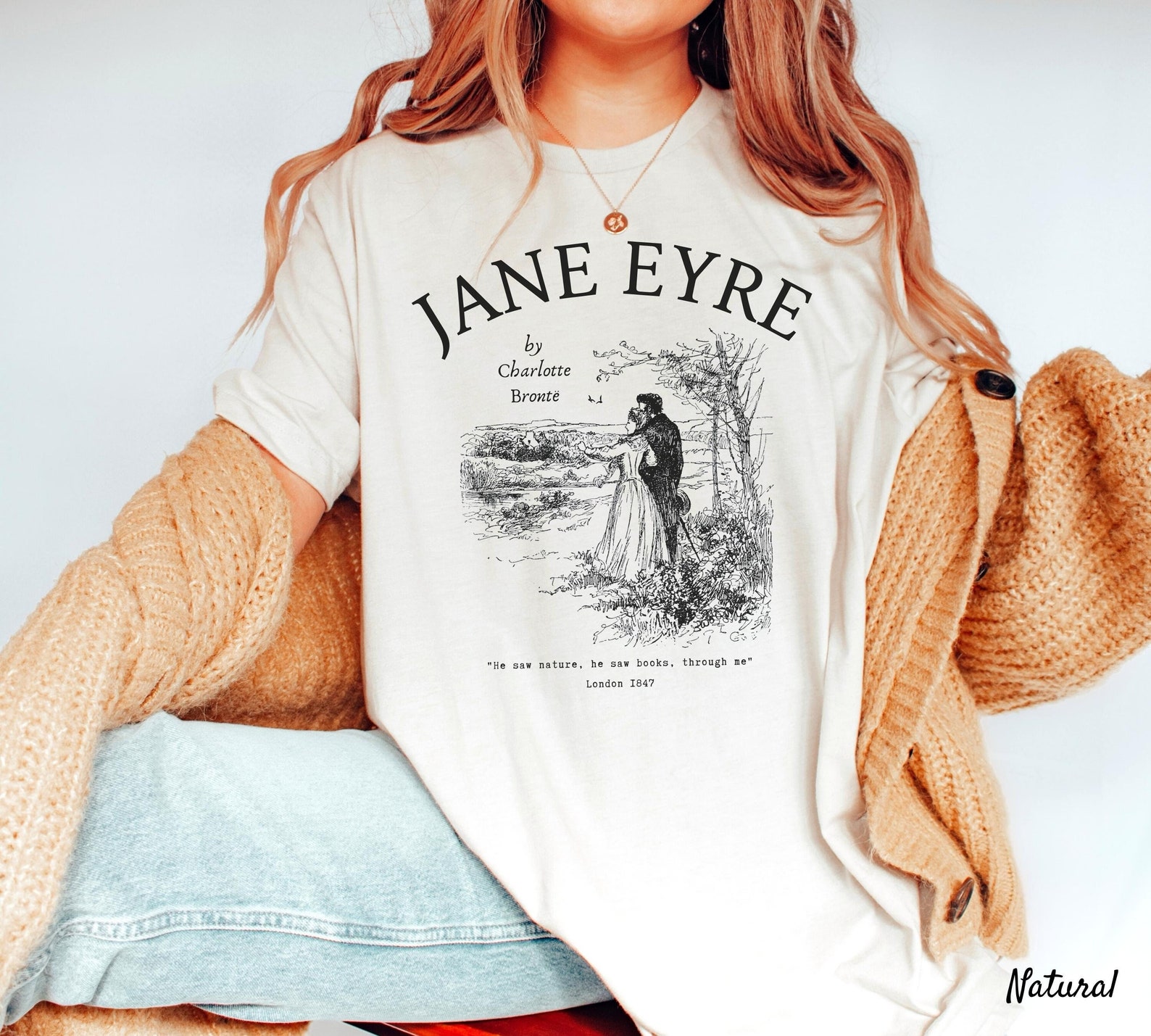 Jane Eyre Shirt, Classic Novel Tee, Literature Clothes, Bookish Gift ...