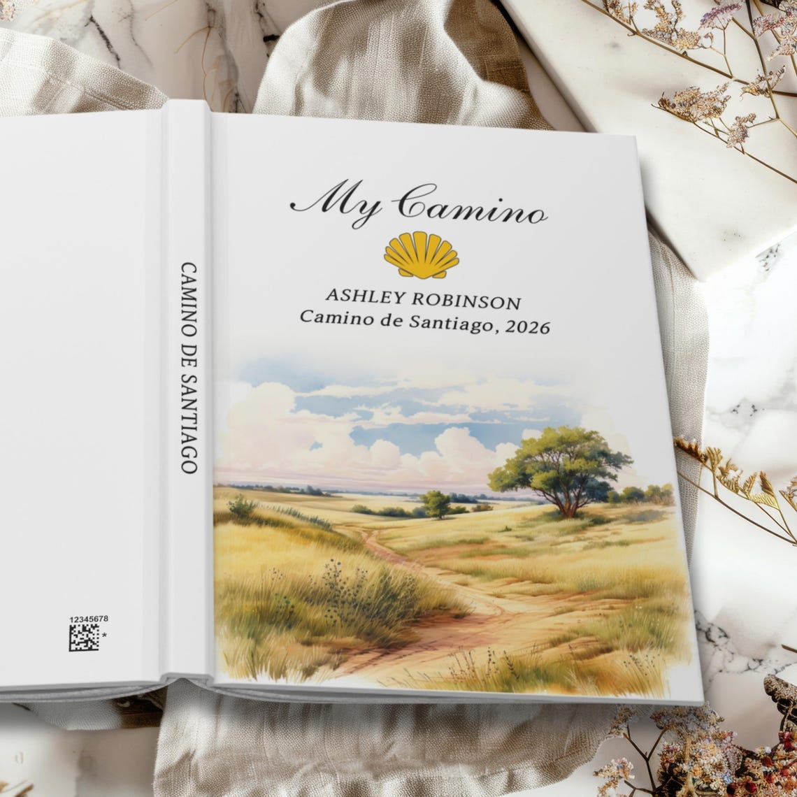 Camino De Santiago Journal, Custom Name My Camino Trekking Notebook ...