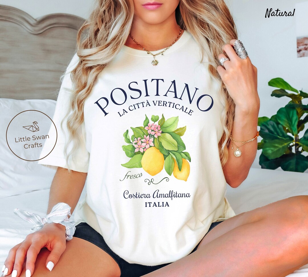 Positano Shirt, Amalfi Coast Italy, Italian Lemons T-shirt - Etsy
