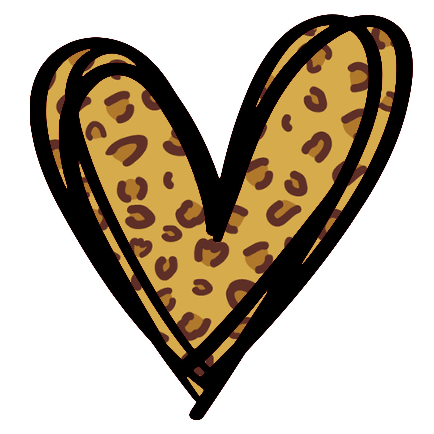 Buffalo Heart Set of 5. Instant Digital Downloads Png - Etsy