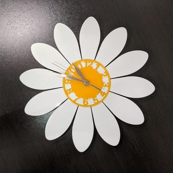 Daisy Wall Clock - Etsy