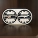 Time Zone Wall Clock, City/state/country Sign, World Clock, Office ...