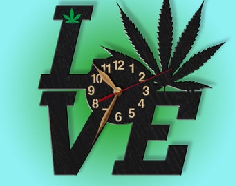 Big Leaf Clock - Etsy