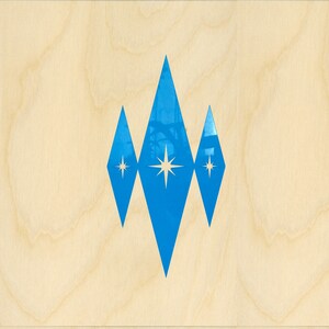 Mid Century Modern Vintage Style Rhomb With Diamond - Etsy