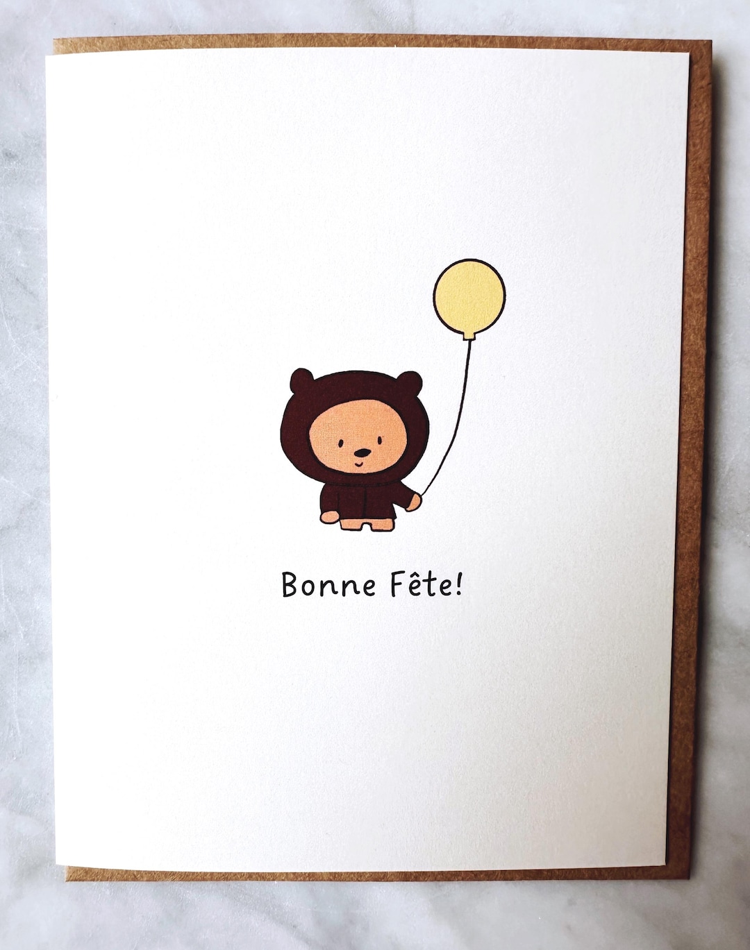 Bonne Fête! Cute French Birthday Card, Carte D'anniversaire, Cute Card ...