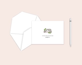 University - of - Notre - Dame Note Cards - Etsy