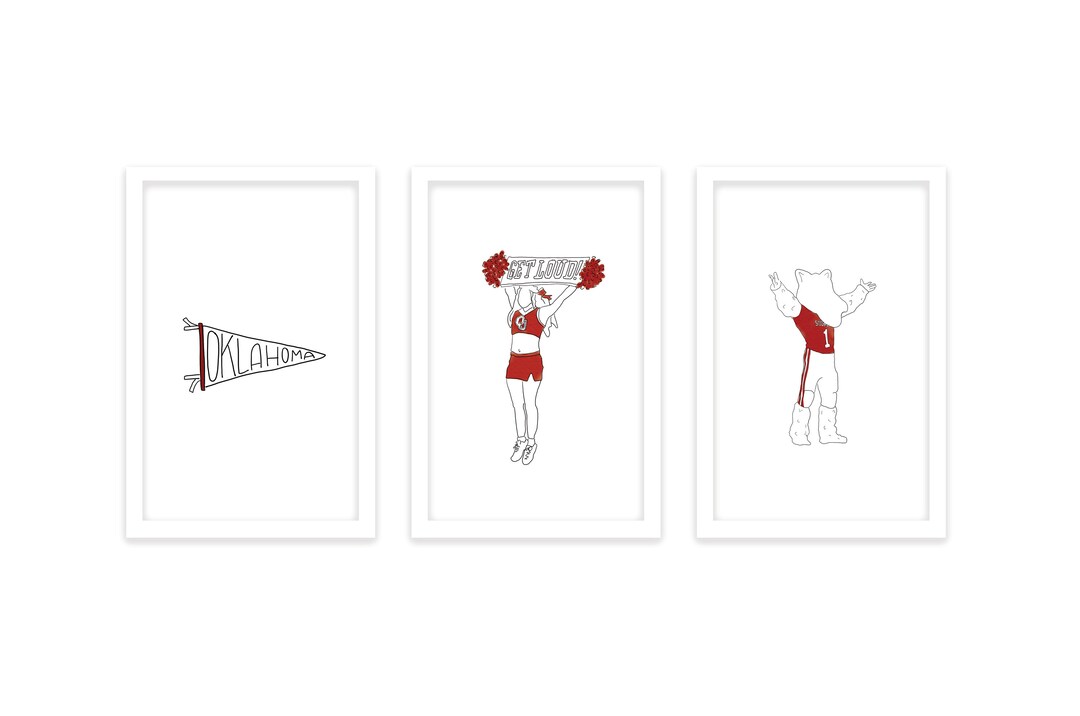 Oklahoma Poster Prints -- OKU Posters - Etsy